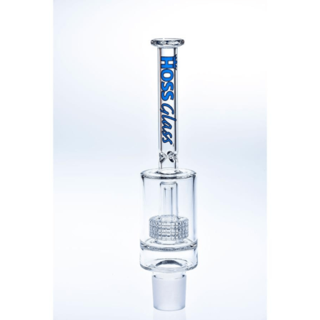 HOSS Glass - Grid Perc Skinny Top - Blue Label - Build-a-Bong – Hi-Times