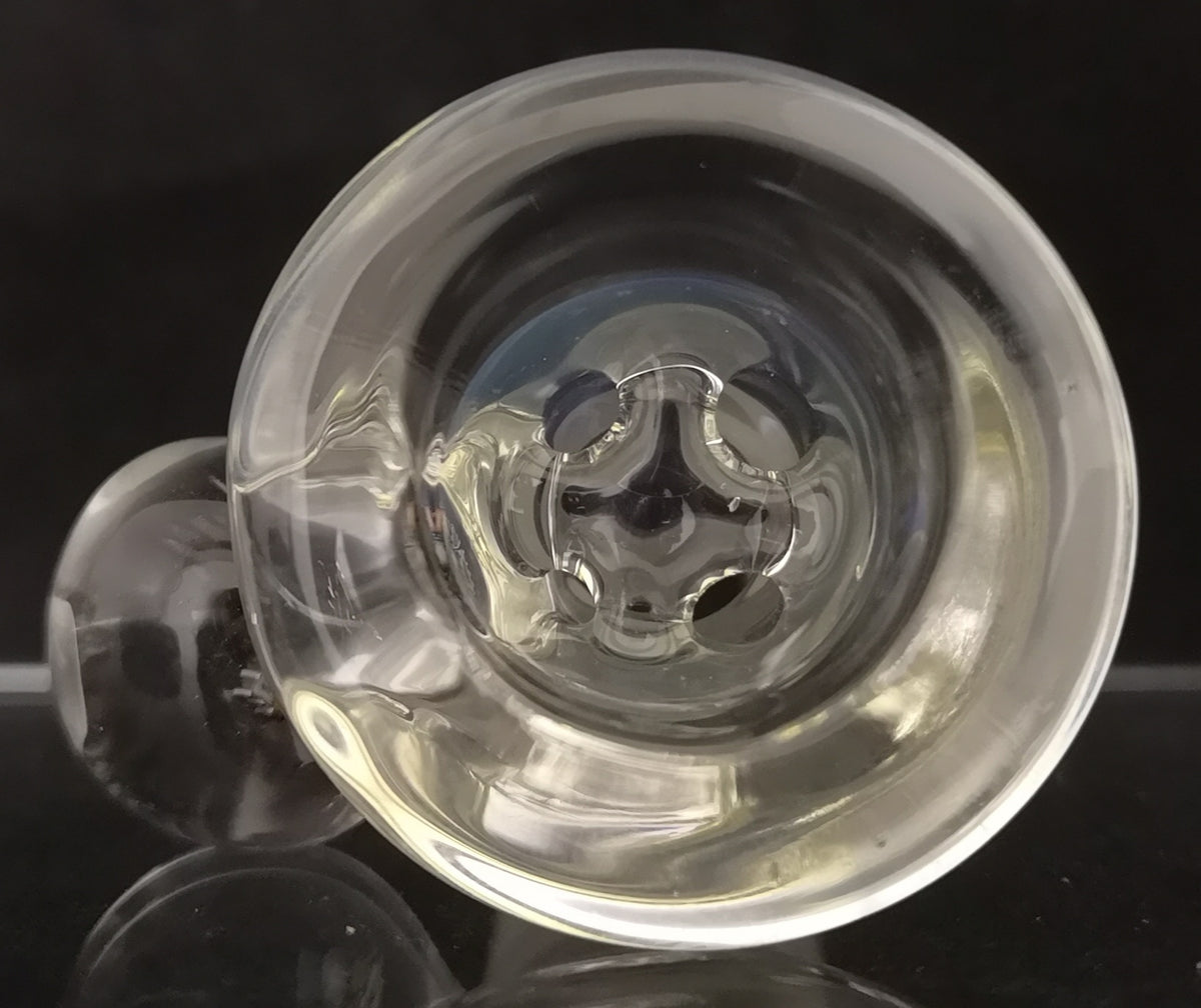 KOBB Glass - 18mm Bowl w/ Millies In Marble (4 Hole) - Clear – Hi-Times