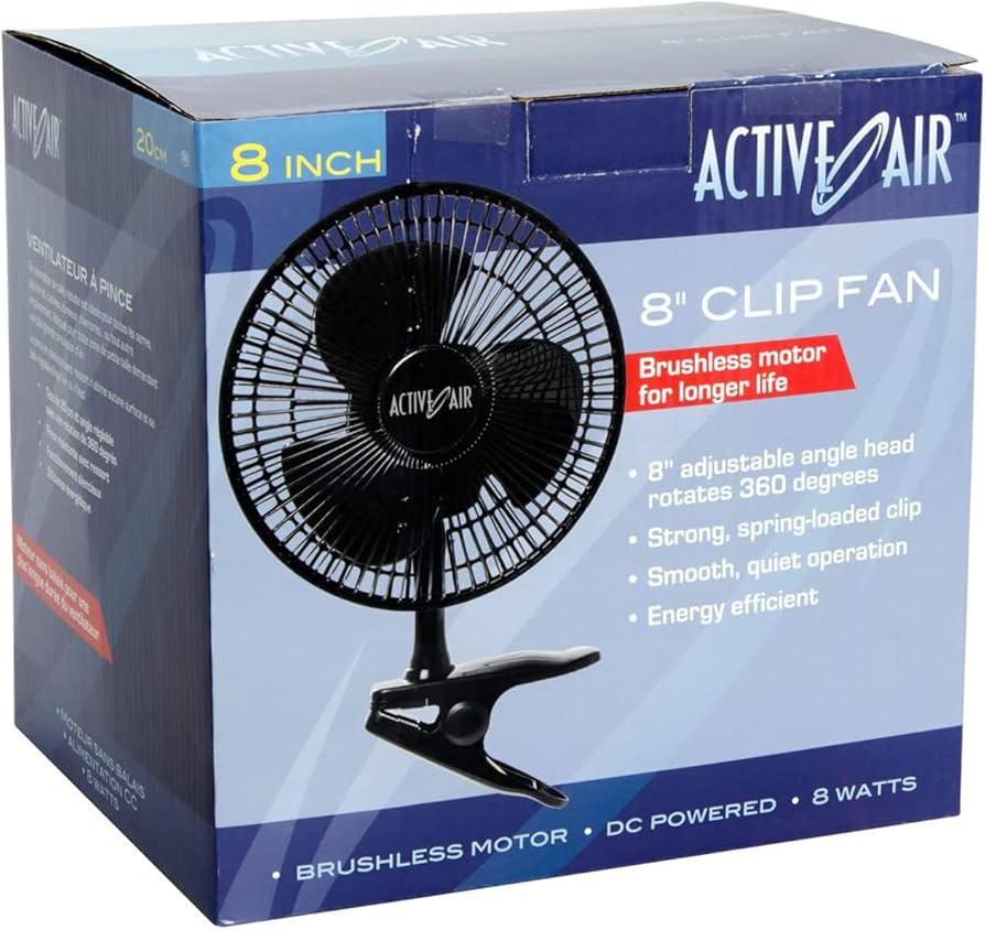 Active Air - Clip Fan w/ Brushless Motor - Sizes Available – Hi-Times