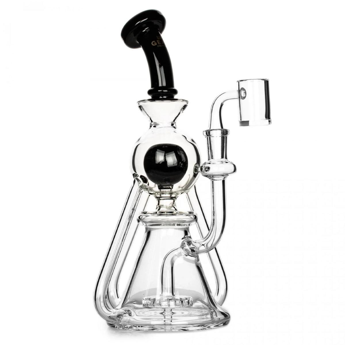 Gear Premium - 9.5" Panorama Triple Uptake Concentrate Recycler Rig ...