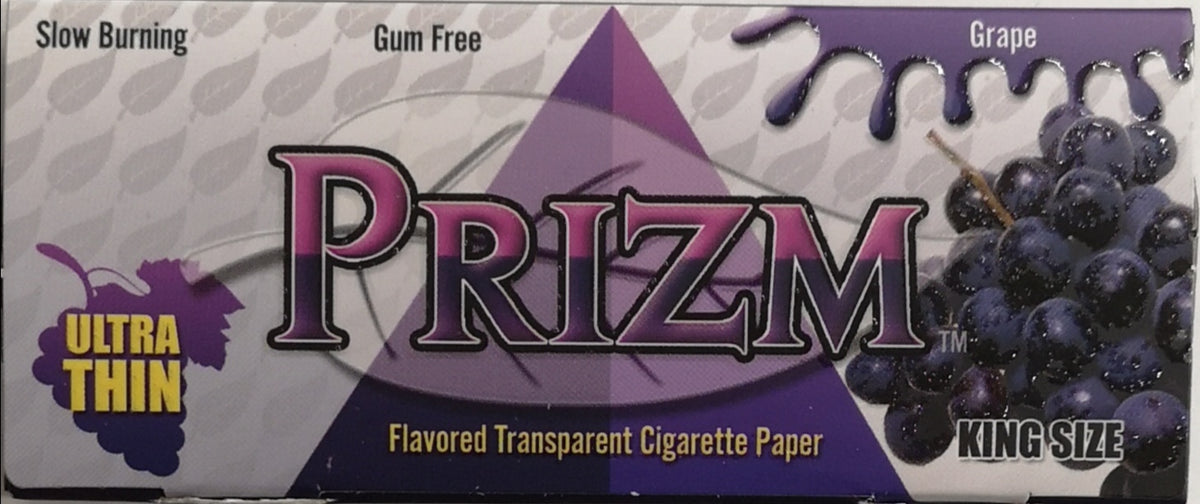 Prizm King Size Transparent Flavored Rolling Papers 32 Per Pack- Flavo ...