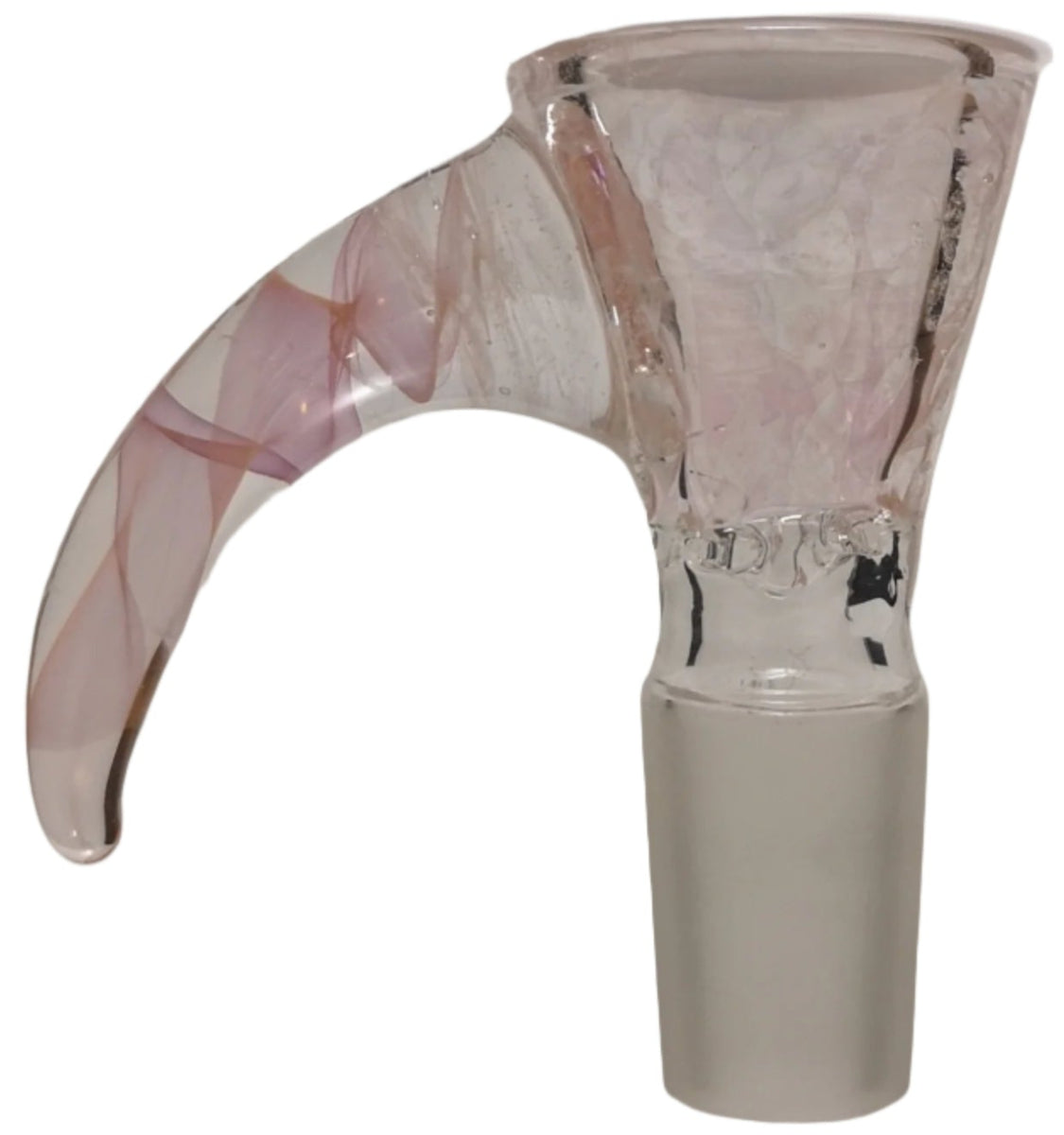 Terry Boake Glass - 18mm Colored Down Horn Bowl (4 Hole) - Pink – Hi-Times