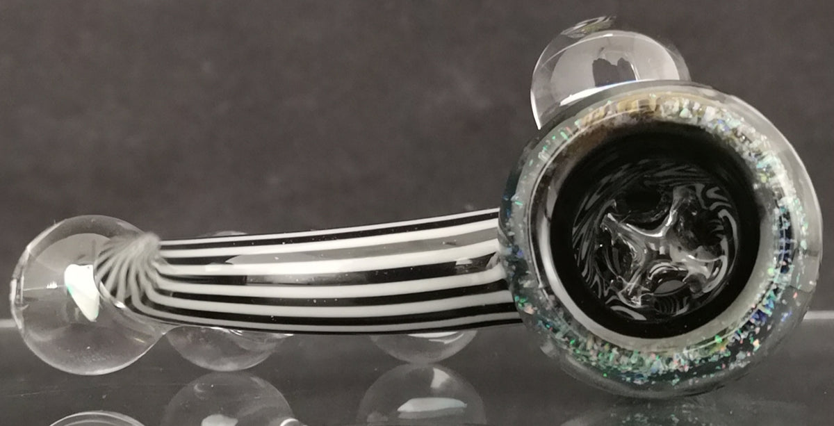 KOBB Glass - 18mm Super Opal Fully Worked Up Horn Bowl w/ 3 Opal Marbl ...