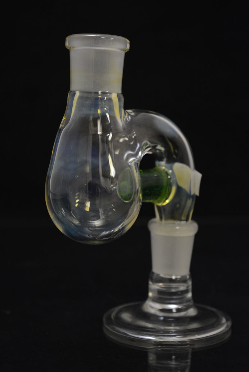 Apix Design - 18mm Colored Bridge Dry Ash Catcher - 90 Degree - Green ...
