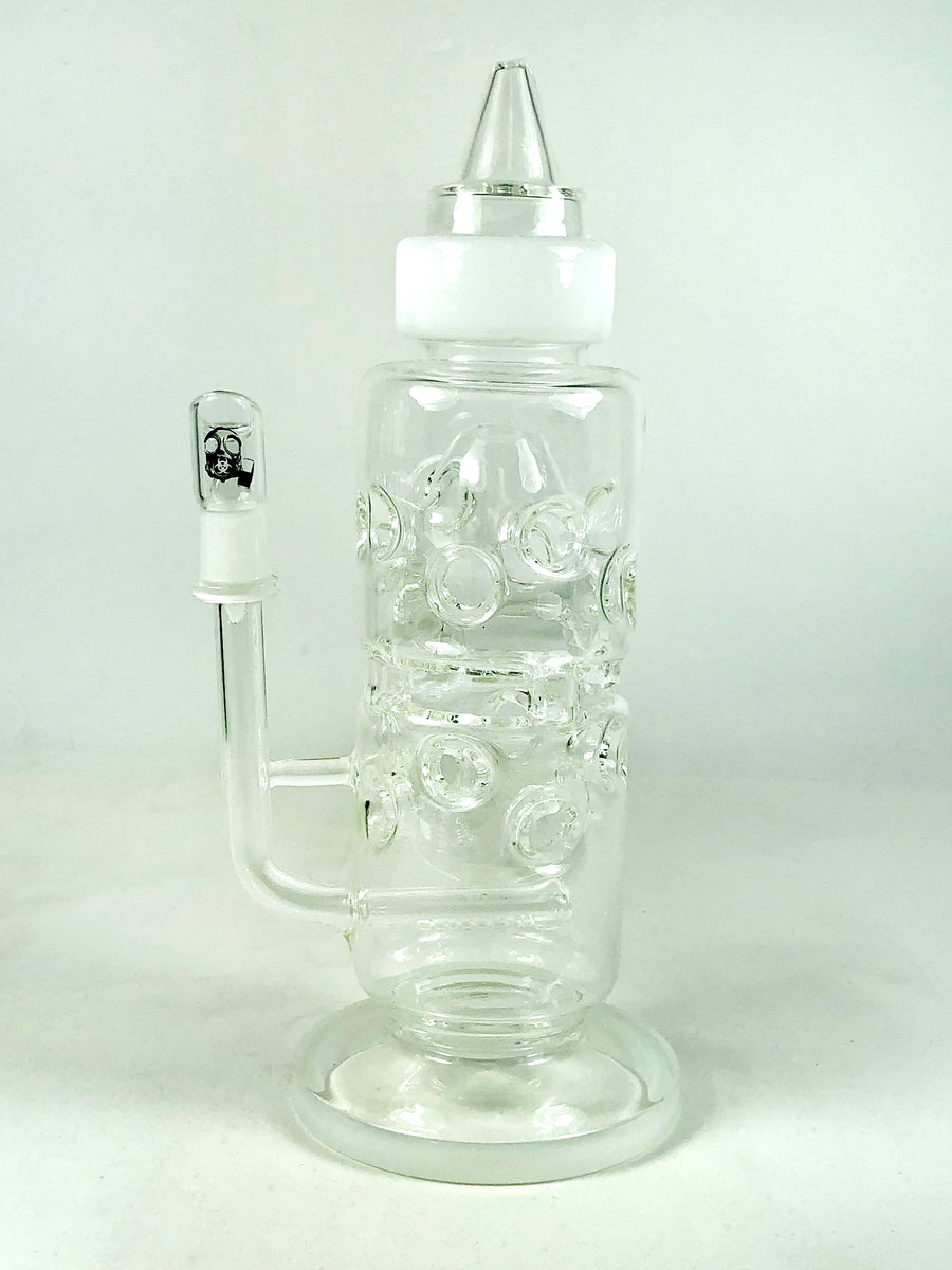 Bio Glass - Inline Swiss Cylinder Baby Bottle Rig – Hi-Times