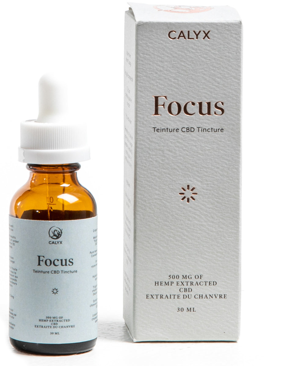 Calyx Wellness - 500mg Focus CBD Tincture – Hi-Times